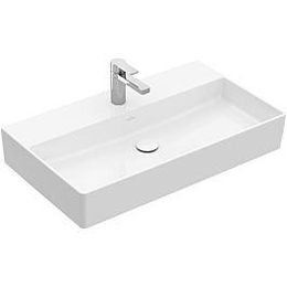 Villeroy & Boch Villeroy & Boch Memento 2.0 Waschtisch 4A228G01 80 x 47 cm, weiß alpin, mit Hahnloch, mit Überlauf