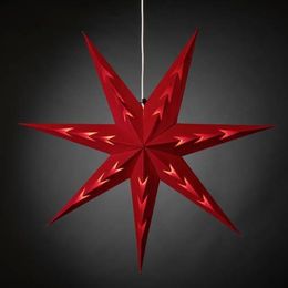 Konstsmide 5953-550 Weihnachtsstern Stern Rot