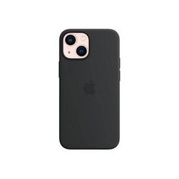 Apple Silikon Case mit MagSafe Handyhülle für Apple iPhone 13 mini mitternacht