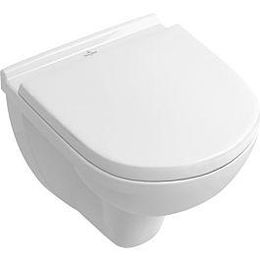 Villeroy & Boch Villeroy & Boch O.Novo Compact Wand WC 56881001 Tiefspüler, weiss, 36 x 49 cm, Abgang waagerecht