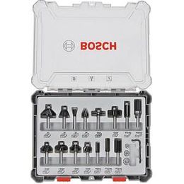 Bosch Mixed Set Fräser-Set 15-teilig