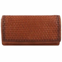 Harbour 2nd Soft Weaving Shelly Geldbörse Leder 18 cm charming cognac