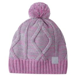 Reima - Strick-Beanie ROUTII in cold pink, Gr.48