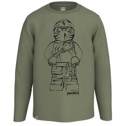 Lego Wear LEGO® Wear - Langarmshirt M12010658 in light olive green, Gr.128