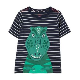 Tom Joule® - T-Shirt ZIPADEE DINO in navy stripe, Gr.98