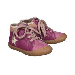 bisgaard - Schnür-Lauflernschuhe SAMUEL gefüttert in fuchsia, Gr.20