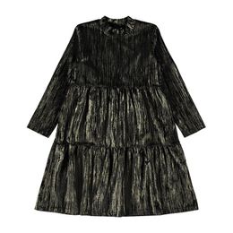 name it - Langarm-Kleid NKFRAMLAH in schwarz, Gr.116