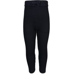 Mayoral - Strick-Leggings BOW in dark navy, Gr.116