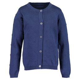 Blue Seven - Strickjacke ESSENTIALS – KNITTED DOTS in dunkelblau, Gr.98