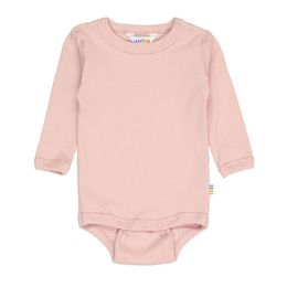 Joha - Langarm-Body 602 COTTON RIB in pastell rosa, Gr.56/62