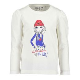Blue Seven - Langarmshirt COLOR YOUR LIFE – GIRL in offwhite, Gr.92
