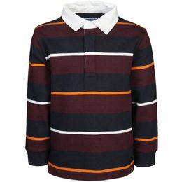 Mayoral - Poloshirt LS STRIPES in pflaume, Gr.104