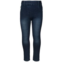 Boboli - Jeans-Hose PLÜSCH DENIM in medium blue, Gr.80