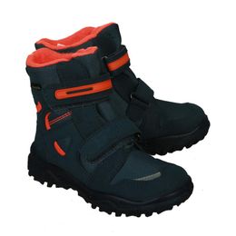 Superfit - Klett-Stiefel HUSKY in blau/orange, Gr.26