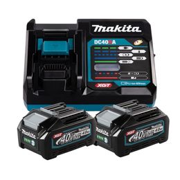 Makita Power Source Kit Li 40V 4,0Ah inkl. Schnellladegerät & 2 Akkus im MAKPA - 191L77-9