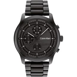 Multifunktionsuhr Calvin Klein "SPORT MULTI-FUNCTION, 25200209" Armbanduhren schwarz Herren Quarzuhren