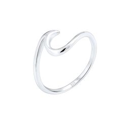 Elli Ring 'Wellen' female Silver size 52