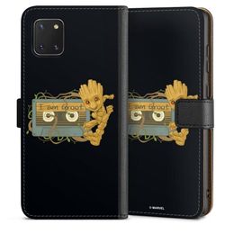 DeinDesign Handyhülle Groot Guardians Of The Galaxy Marvel, Samsung Galaxy Note 10 lite Hülle Handy Flip Case Wallet Cover, schwarz