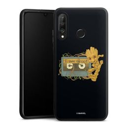 DeinDesign Handyhülle Groot Guardians Of The Galaxy Marvel, Huawei P30 Lite Silikon Hülle Premium Case Handy Schutzhülle, schwarz