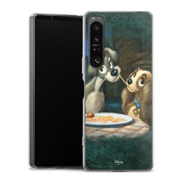 DeinDesign Handyhülle Susi und Strolch Disney Offizielles Lizenzprodukt Susi & Strolch, Sony Xperia 1 IV Silikon Hülle Bumper Case Handy Schutzhülle