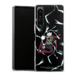 DeinDesign Handyhülle Kakashi Naruto Shippuden Offizielles Lizenzprodukt Kakashi Raikiri, Sony Xperia 1 IV Silikon Hülle Bumper Case Handy Schutzhülle