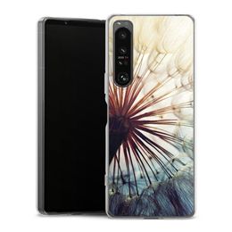 DeinDesign Handyhülle Pusteblume Fotografie Blumen Dandelion 1, Sony Xperia 1 IV Silikon Hülle Bumper Case Handy Schutzhülle, weiß
