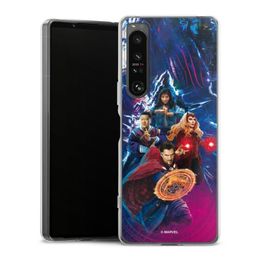 DeinDesign Handyhülle Doctor Strange Marvel Offizielles Lizenzprodukt, Sony Xperia 1 IV Silikon Hülle Bumper Case Handy Schutzhülle, weiß