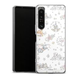 DeinDesign Handyhülle Disney Bambi Dumbo Sentimental Heritage Collection, Sony Xperia 1 IV Silikon Hülle Bumper Case Handy Schutzhülle, weiß