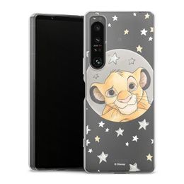 DeinDesign Handyhülle Simba Disney König der Löwen Simba ohne Hintergrund, Sony Xperia 1 IV Silikon Hülle Bumper Case Handy Schutzhülle, weiß