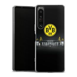 DeinDesign Handyhülle BVB Stadion Borussia Dortmund BVB Stadion, Sony Xperia 1 IV Silikon Hülle Bumper Case Handy Schutzhülle, weiß
