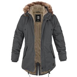 bw-online-shop Ladies Fishtail Winterparka (Sale) anthrazit, Gr&ouml;&szlig;e XS
