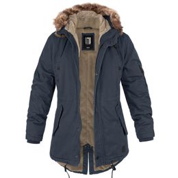 bw-online-shop Ladies Fishtail Winterparka (Sale) navy, Gr&ouml;&szlig;e XXL