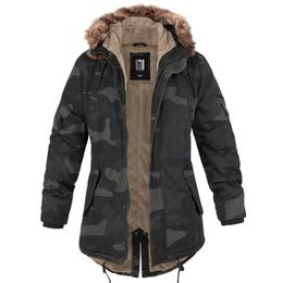 bw-online-shop Ladies Fishtail Winterparka (Sale) darkcamo, Gr&ouml;&szlig;e XXL