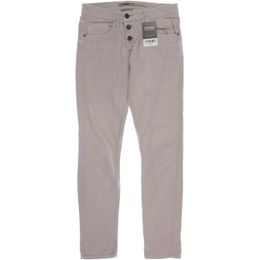 PLEASE Damen Jeans, beige, Gr. 0