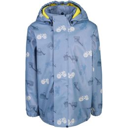 tausendkind essentials - Regenjacke TRUCK gefüttert in adriatic blue, Gr.128