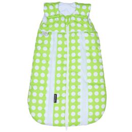 Odenwälder Jersey-Schlafsack PRIMA KLIMA THINSULATE™ DOTS in limette