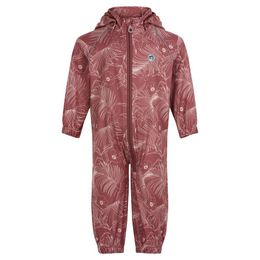 Minymo - Softshell-Overall STRIPES 21 in rosa/weinrot, Gr.92