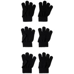 name it - Fingerhandschuhe NKNMAGIC 3er Pack in black, Gr.8