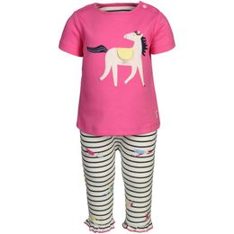Tom Joule® - T-Shirt POPPY mit Leggings in pink, Gr.74/80
