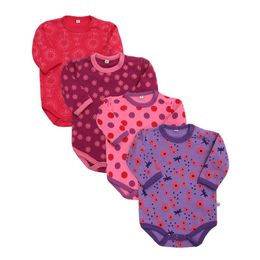 Pippi - Langarmbody GIRLISH 4er-Pack in pink, Gr.56