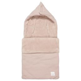 koeka Baby Fußsack RIGA TEDDY (45x90) in grey pink