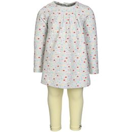 Kanz - Langarm-Tunika LITTLE STARS mit Leggings in grau melange, Gr.62