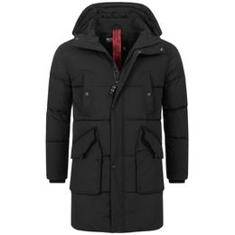INDICODE Jeans Winter Jacket 'Dexter' male Black size M
