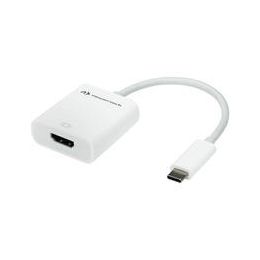 OWC USB Adapter, USB-C Stecker > HDMI 4K Buchse wei&szlig;, 11cm