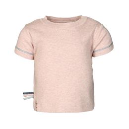 OrganicEra - T-Shirt DAMLA UNI in rose melange, Gr.62/68