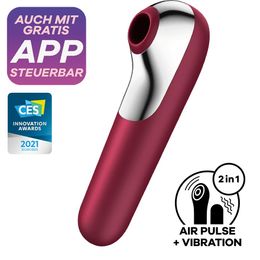 Satisfyer Dual Love Connect App, Vibrator + Druckwellentoy