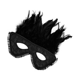 Rimba Verführerische Maske mit Federn
