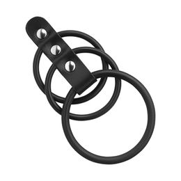 Rimba Penismanschette mit Ringen, 4 - 5,5 cm