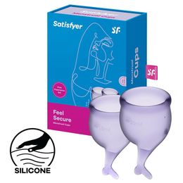 Satisfyer Feel Secure - Menstrual Cup Set, 15 & 20 ml