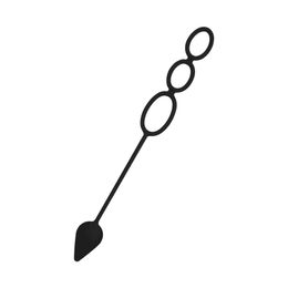 Rimba Penisring mit Analplug, 3-4 cm